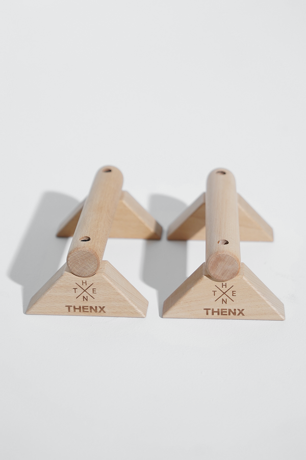 THENX Small Wooden Parallettes - Calisthenics & Strength Training